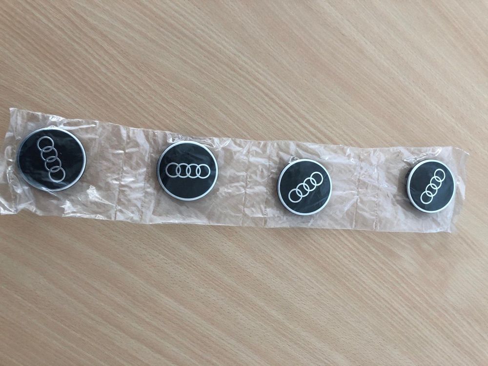 4x original Audi Nabendeckel - schwarz (81A601170) - NEU | Kaufen auf ...