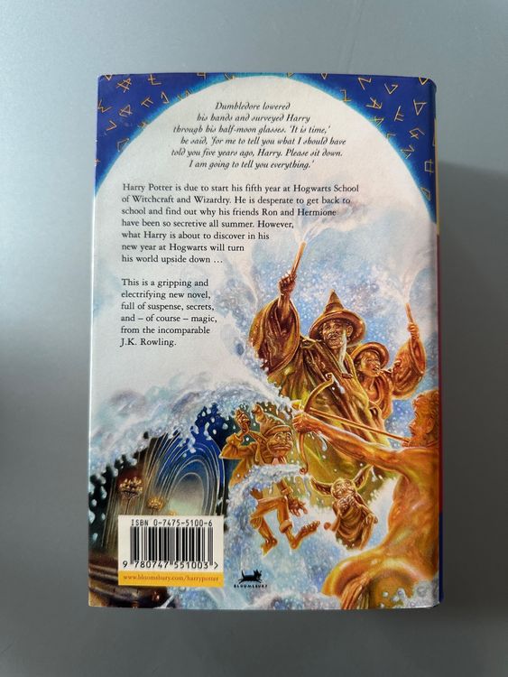 Harry Potter and the Order of the Phoenix 1st edition error (Neu ...