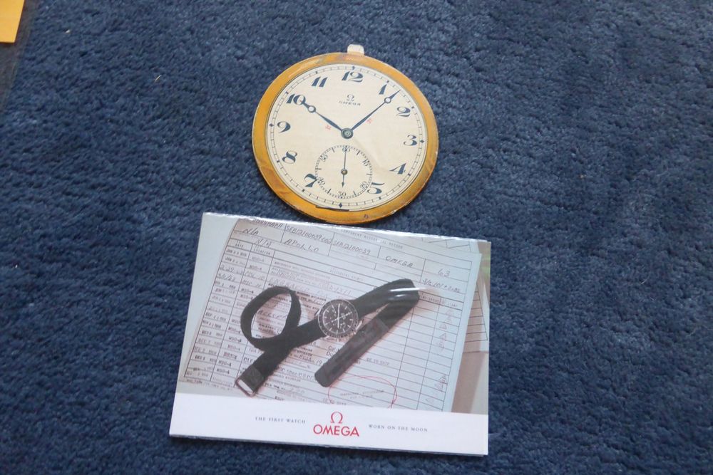 OMEGA-Taschenuhr,Litho,Mechanische Klappkarte,Uhrwerk,Olympi (Gebraucht ...