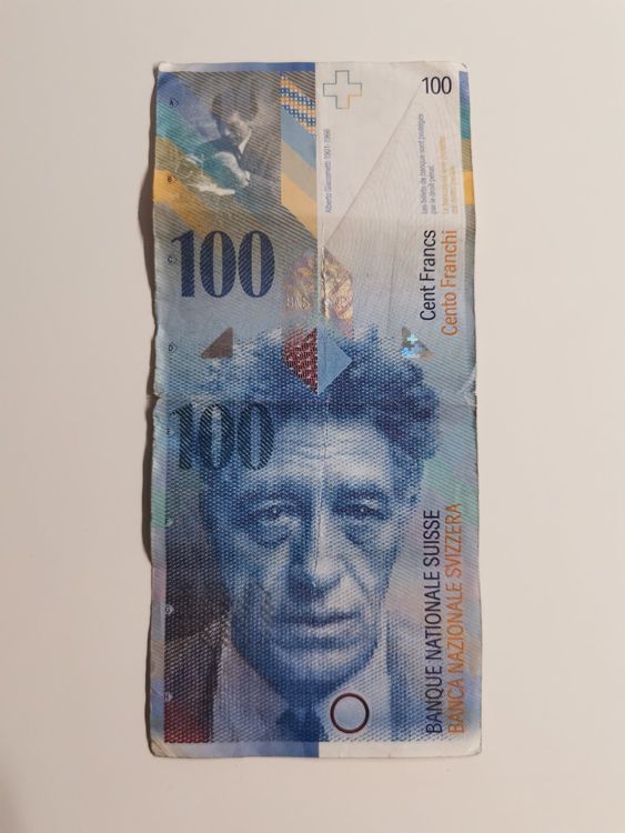 ECHTE ALTE GELDNOTE CHF 100.-, FÜR SAMMLER | Kaufen auf Ricardo