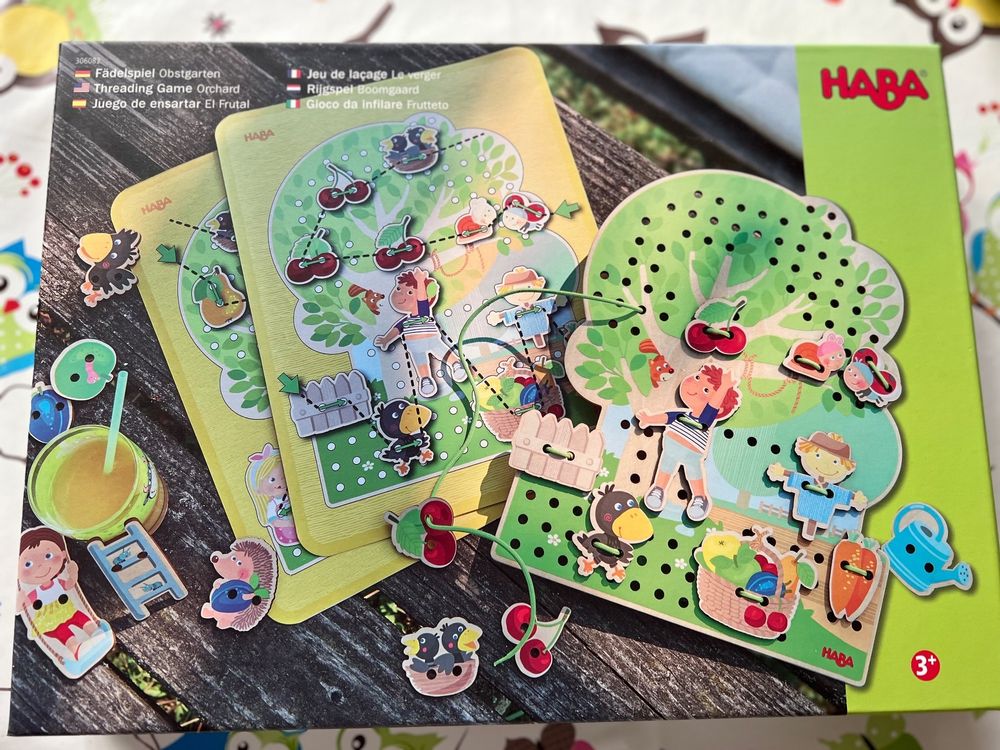 Brettspiele HABA Fädelspiel Obstgarten | Kaufen auf Ricardo