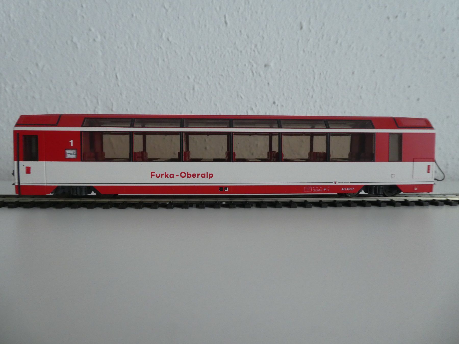Bemo H0m FO Panoramawagen 1. Kl. AS 4027 (Gebraucht) in Dübendorf für ...