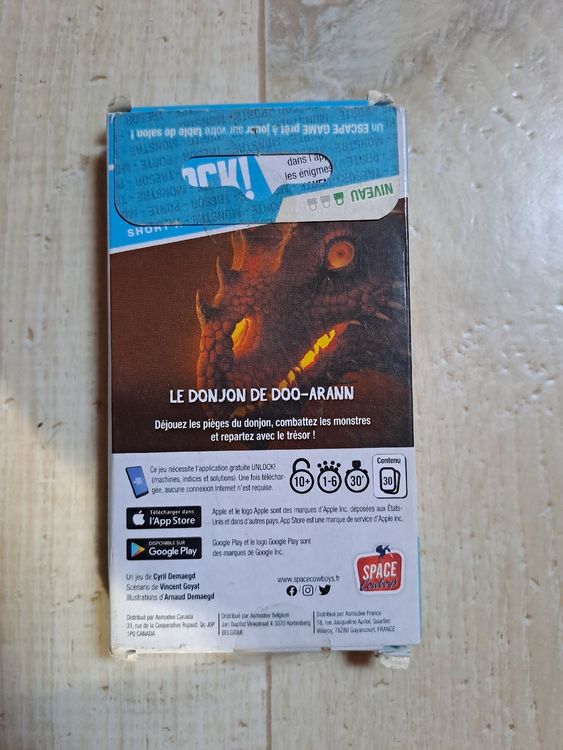 Unlock short adventures le donjon de Doo-Arann (D'occasion) à Mayens-De ...