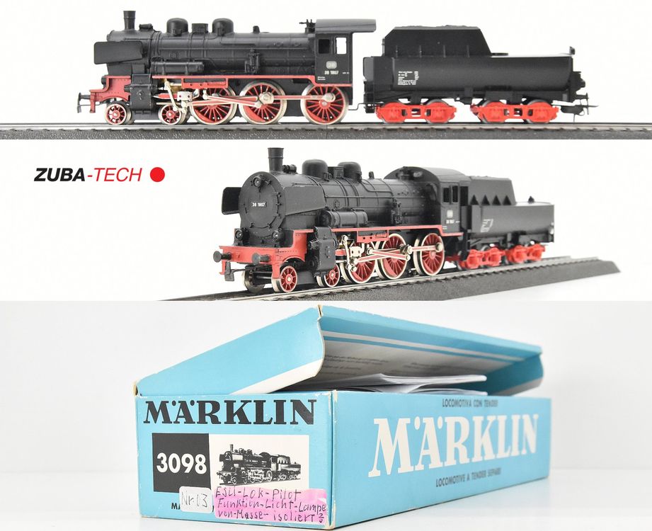Märklin 3098 Dampflok BR 38 DB, H0 WS Digital mit OVP | Kaufen auf Ricardo