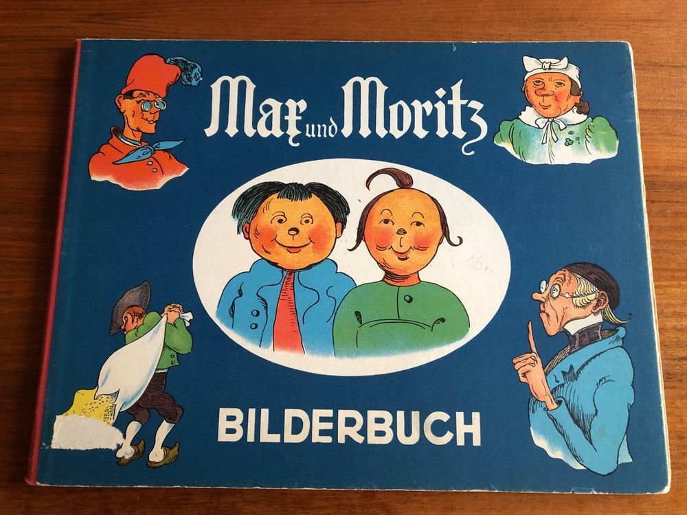 Max und Moritz Bilderbuch antik ca. 1940 Fritz Ott Zürich (Gebraucht ...