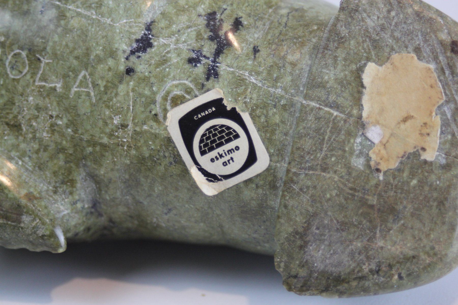 Inuit-Skulptur aus Stein – Walross – Eskimo Art Kanada (Gebraucht) in ...