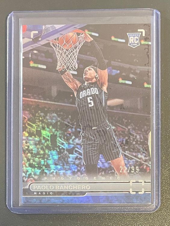 NBA Paolo Banchero 2022-23 PhotoGenic Silver Rookie Card /99 (Neu ...