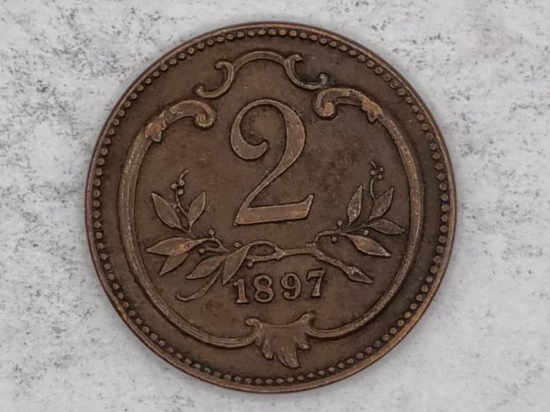 Oesterreich 2 Heller 1897 VZ (Neu (gemäss Beschreibung)) in Bure für CHF 1 – mit Lieferung auf ...