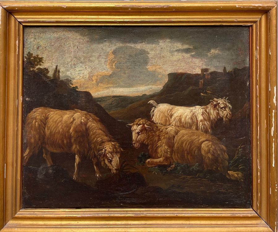 Dipinto antico, Olio su tela, Caproni, Attr. Philipp Peter R (Gebraucht ...