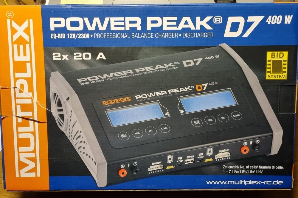 Multiplex Power Peak D7 400W (Gebraucht) in Zollikofen für CHF 119 – mit Lieferung auf Ricardo ...