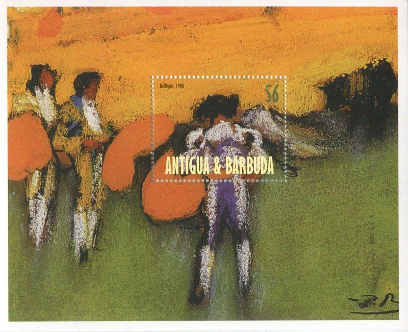 Block "Malerei. Pablo Picasso". Antigua und Barbuda (Neu und ...