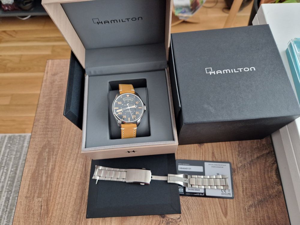 Hamilton khaki pilot day date auto (Gebraucht) in Lengnau BE für CHF ...