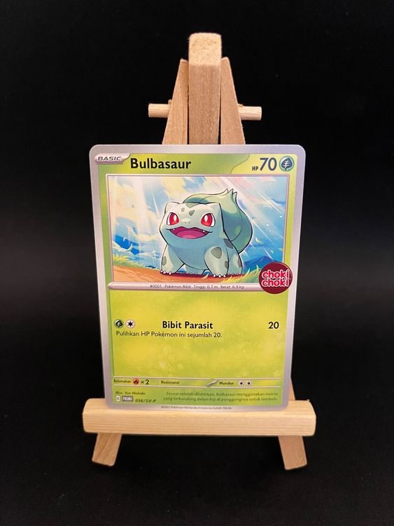Pokémon Choki Choki Bulbasaur Promo 056/SV-P Indonesia | Kaufen auf Ricardo