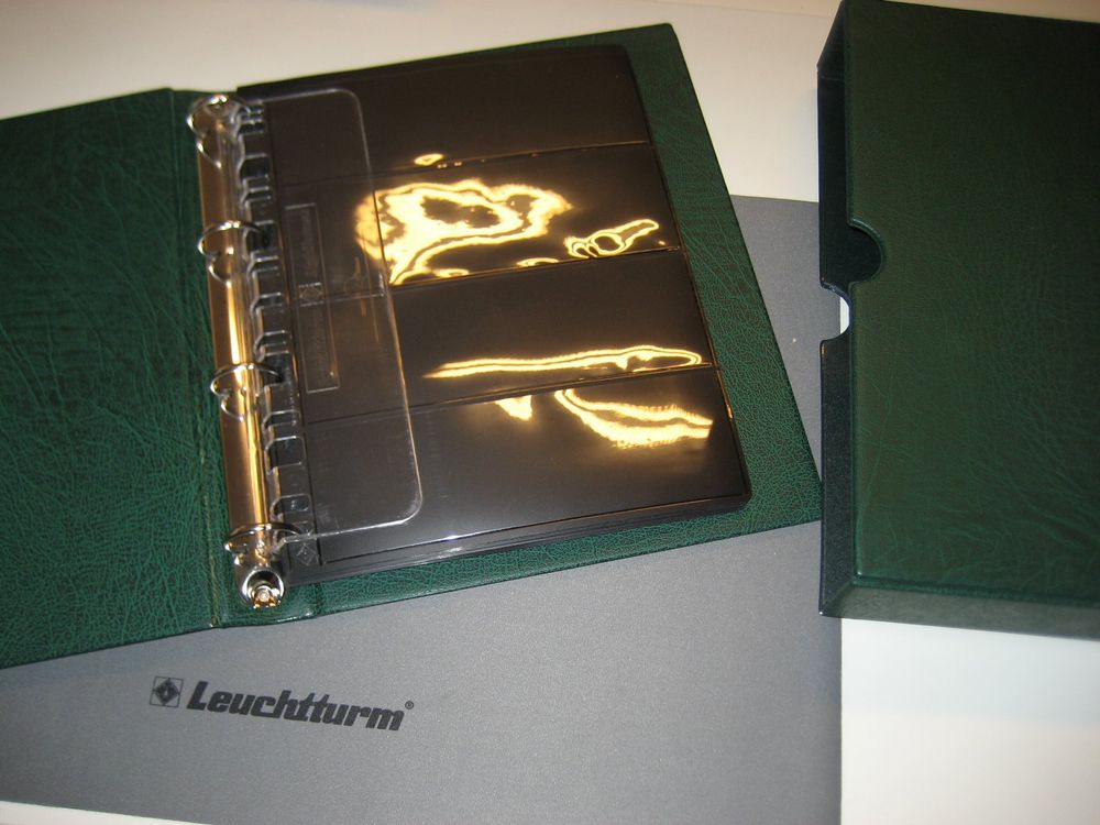 Leuchtturm Album für Viererblöcke, VARIO - F mit Kassette (Gebraucht ...