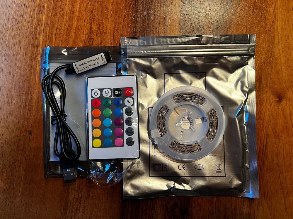AKTION LED Strip 5m Neu und Originalverpackt (USB-Anschluss) (Neu und ...