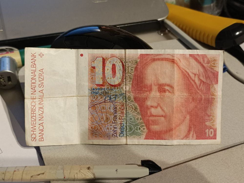 10 Franken Note 1980 - L. Euler | Kaufen auf Ricardo