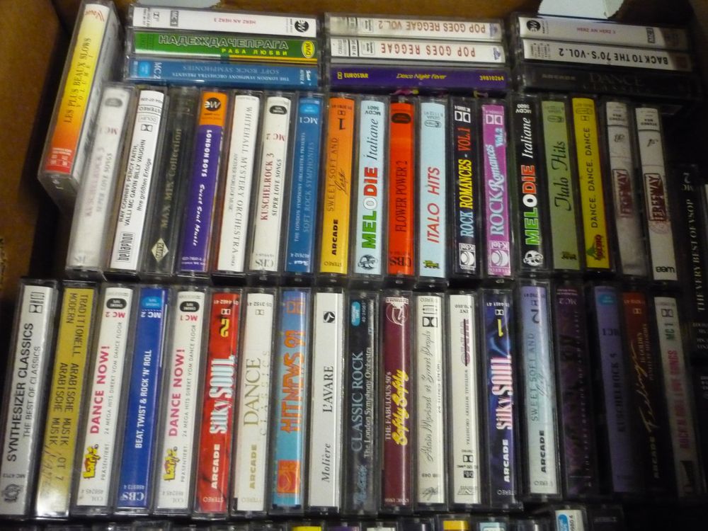102x MC Kassetten Rock Pop Sampler 70er 80er 90er Cassette (Gebraucht ...