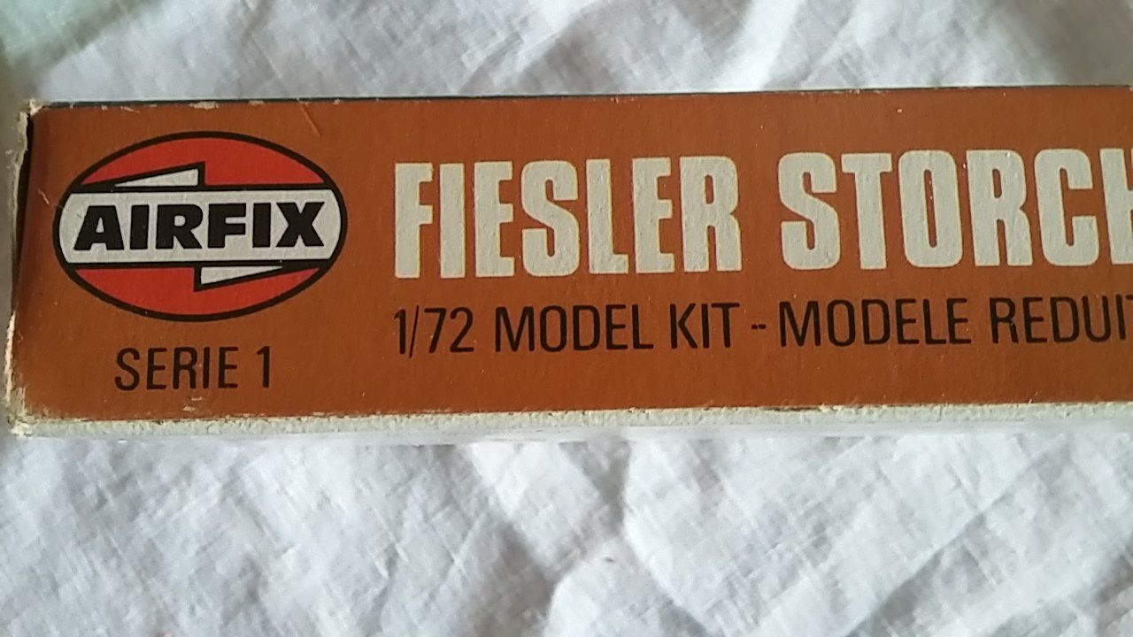 Aircraft Model kit Airfix Fiesler Storch 1/72 vintage (Neu und ...