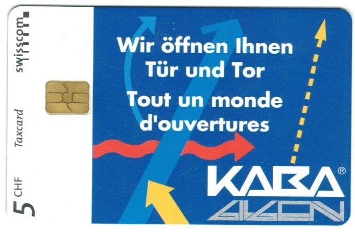 Taxcard Chip-1212 KABA Gilgen Schwarzenburg (Gebraucht) in Zürich für ...