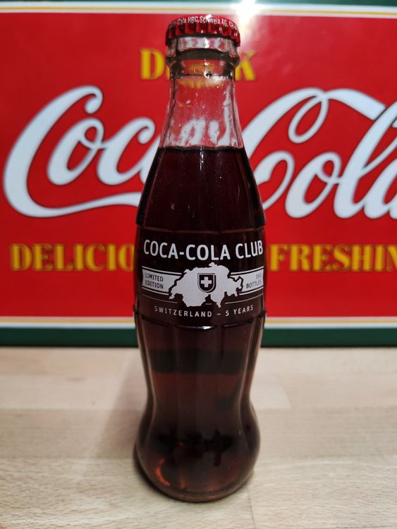 Coca Cola Club Flasche Limit Edition 5 Jahre | Kaufen auf Ricardo