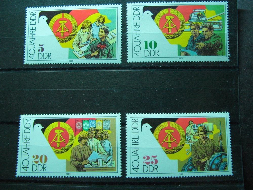DDR 1989 40 Jahre Jubiläum DDR ** (Gebraucht) in für CHF 1.5 – mit ...