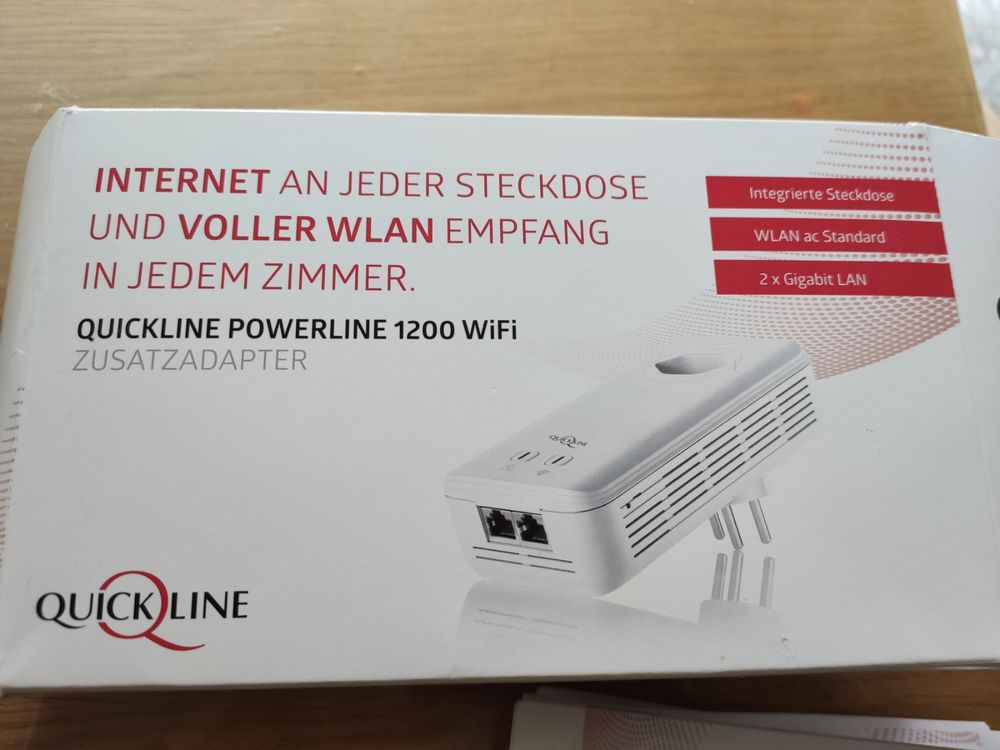 Quickline Powerline 1200 WiFi 2er set | Kaufen auf Ricardo