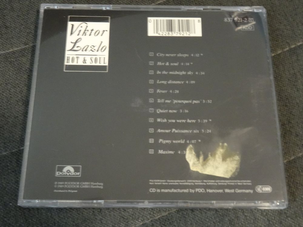 Viktor Lazlo - Hot & Soul CD (Gebraucht) in Olten für CHF 3 – mit Lieferung auf Ricardo kaufen