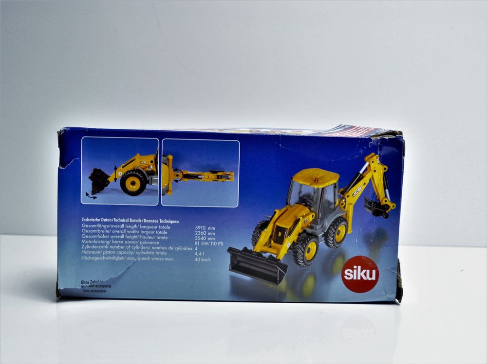 SIKU | JCB 4CX Baggerlader | 1:50 | Kaufen auf Ricardo