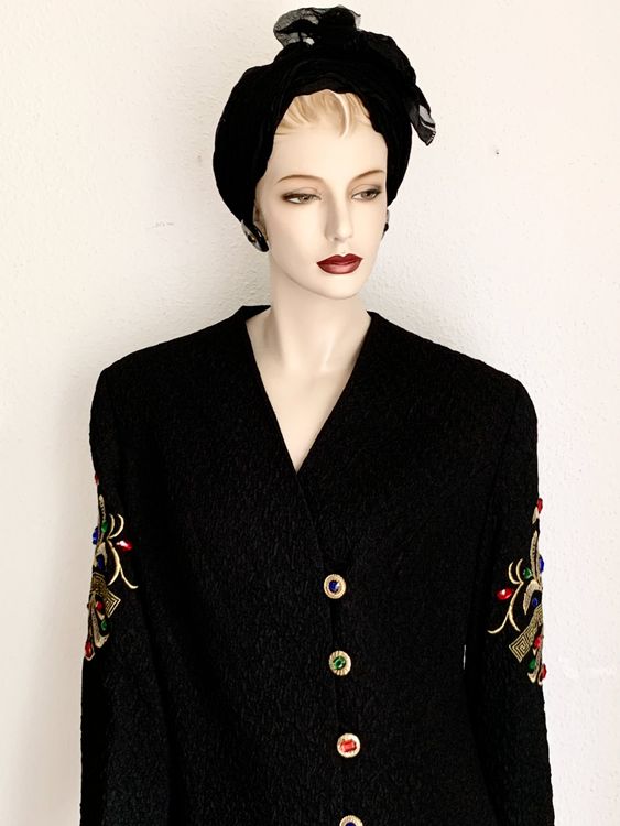 Schwarzes Deux-Pièces von GIVENCHY EN PLUS 80er Jahre (Gebraucht) in ...