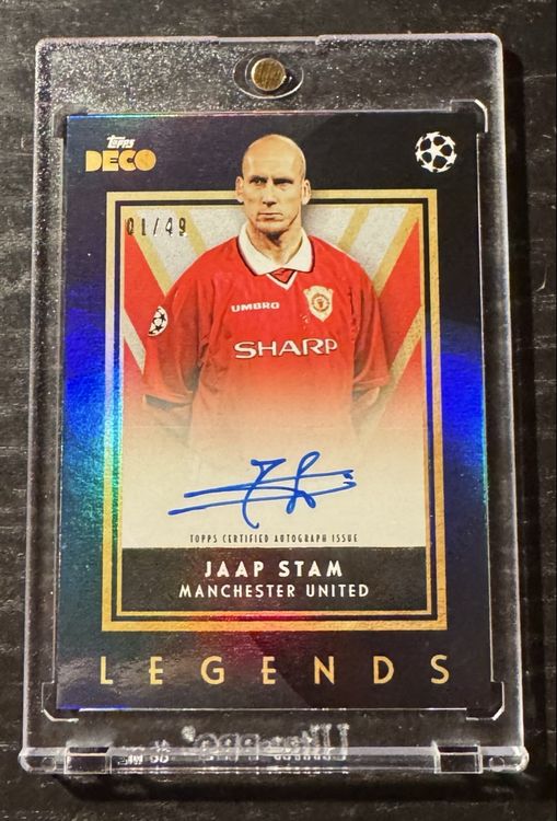 Jaap Stam Legends Autograph 1/49 (Neu (gemäss Beschreibung)) in Staad ...