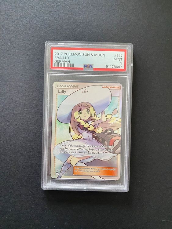 Lilly Trainer - SM Base - PSA 9 - DE - Pokemon (Gebraucht) in Oberbüren ...