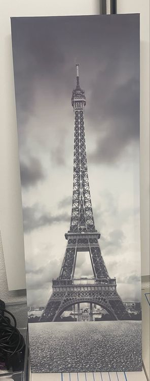 Eiffelturm Foto Poster schwarz weiss Paris Deko (Gebraucht) in Fenkrieden für CHF 10 – nur ...