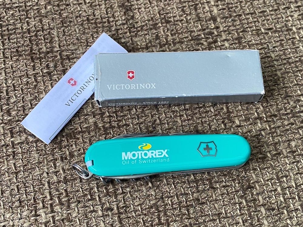 Wunderschönes Sackmesser VICTORINOX „MOTOREX Oil“ NEU OVP | Kaufen auf ...