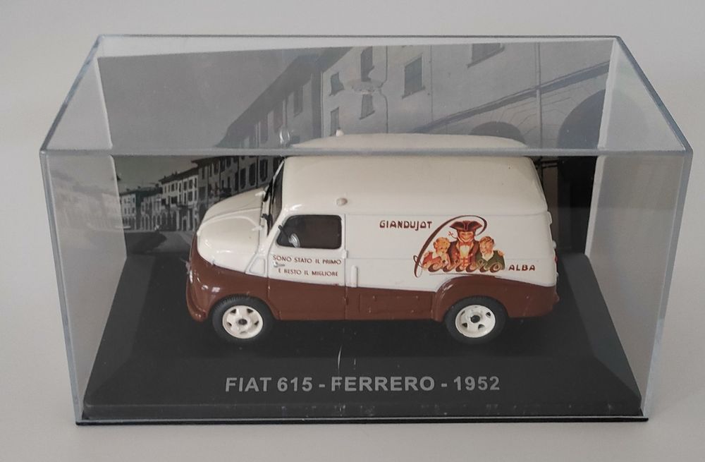 FIAT 615 VAN PUBLICITAIRE FERRERO 1952 DIE CAST 1:43 | Kaufen auf Ricardo