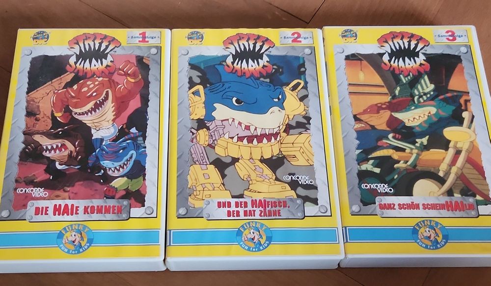 Street Sharks VHS Box 1-3 (Gebraucht) in Gümligen für CHF 59 – mit Lieferung auf Ricardo kaufen