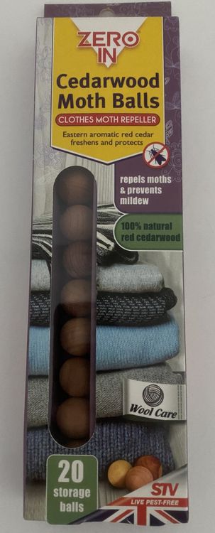 Zedernholz Mottenkugeln / Cedarwood Moth Balls (Neu und ...