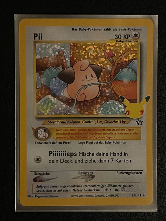 Pokemon / Celebrations / Pii / 20/111 (Neu (gemäss Beschreibung)) in ...