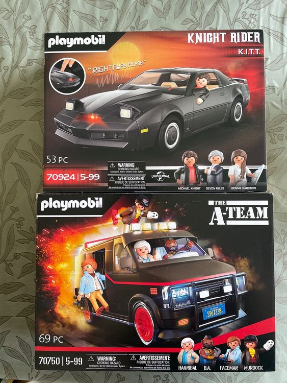 Playmobil Knight Rider 70924 & A-Team 70750 Neu & ovp Set | Kaufen auf ...