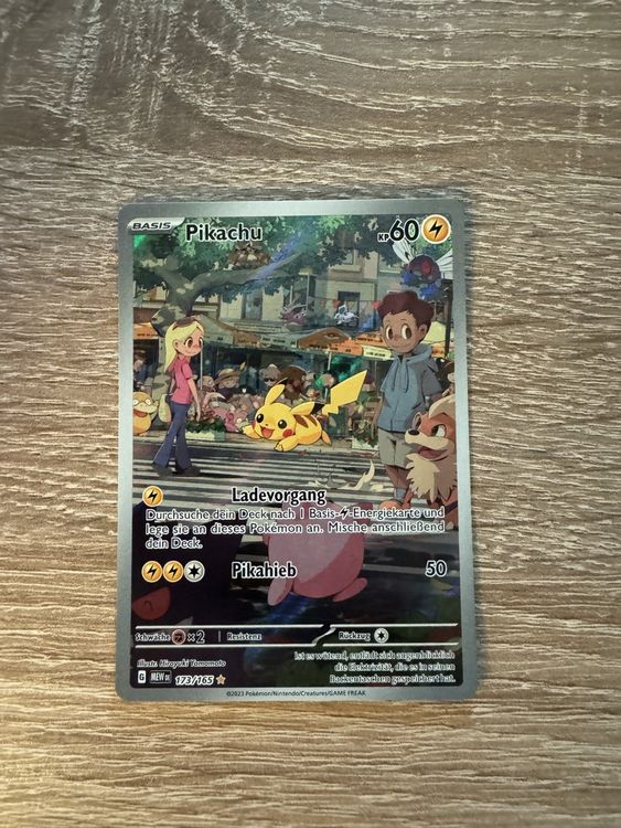 Pokemon Pikachu MEW DE 173/165 (Neu (gemäss Beschreibung)) in Chur für ...