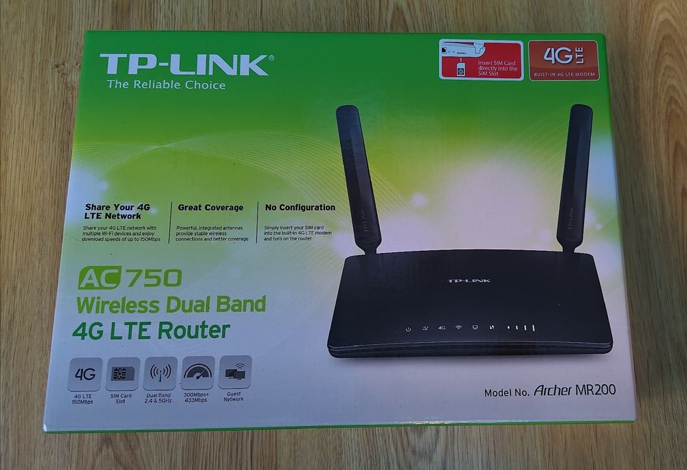 LP-LINK Archer MR200 Wireless Dual Band 4G LTE Router (Gebraucht) in ...