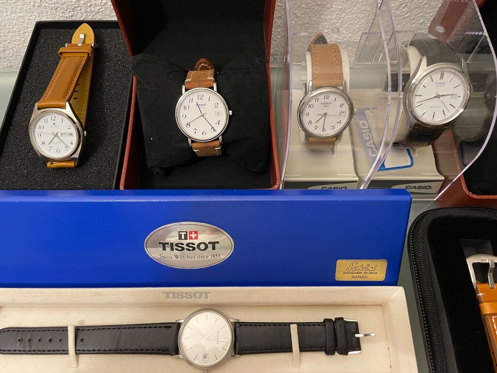 Convolut uhren -Tissot, Casio, Lorus, Jemis etc.(quartz...) (Gebraucht) in Uster für CHF 4 – mit ...