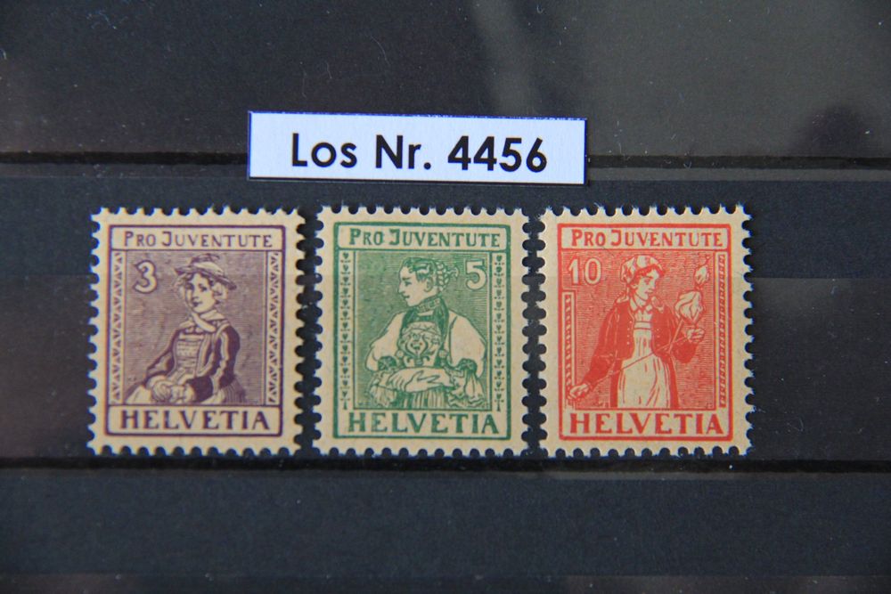 PJ 1917 Serie Postfrisch ** Los 4456 (Gebraucht) in Volken für CHF 15 ...