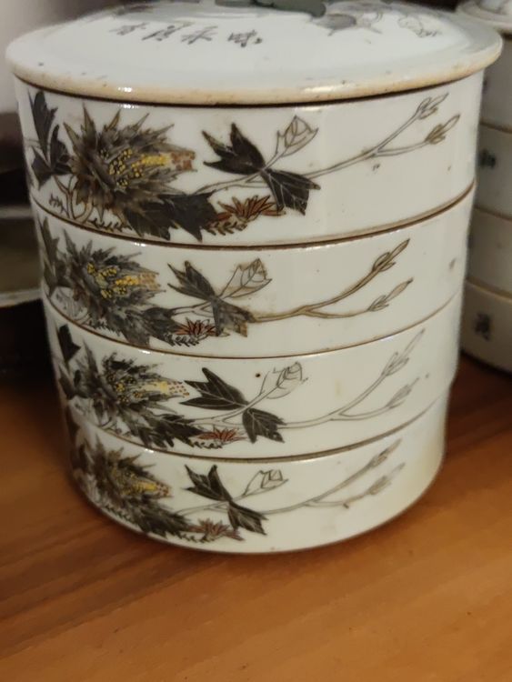 Chinese Porcelain Stacking container Food Box 19th (Gebraucht) in ...