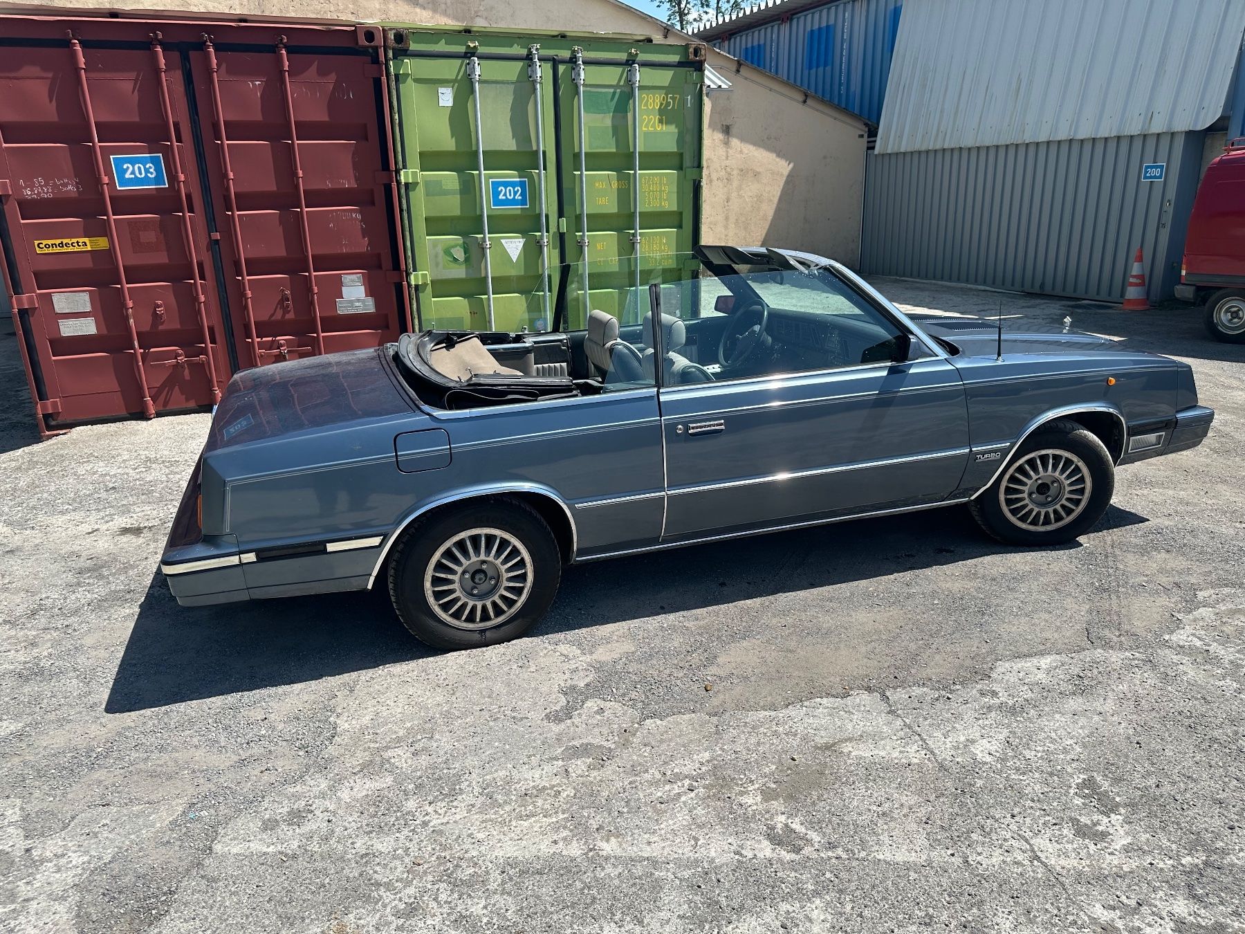 Chrysler Le Baron Turbo Cabriolet (D'occasion) à Forel (Lavaux) pour ...
