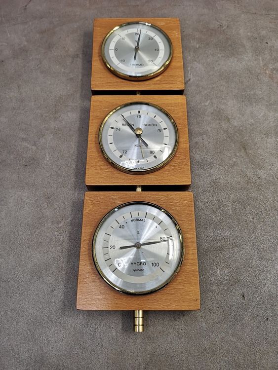 Vintage Wetterstation Barometer Fischer | Kaufen auf Ricardo