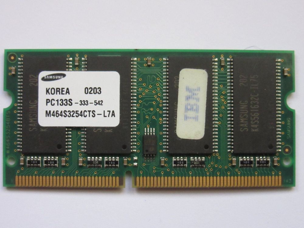 RAM - 256MB, ein Riegel (Gebraucht) in Zürich für CHF 1 – mit Lieferung ...