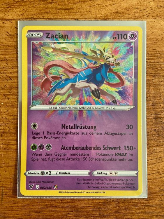 Zacian Amazing Rare - Pokemon Karte | Kaufen auf Ricardo