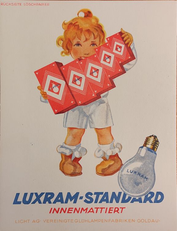Werbung LUXRAM-Standard, Rarität für Sammler (Gebraucht) in Siebnen für ...