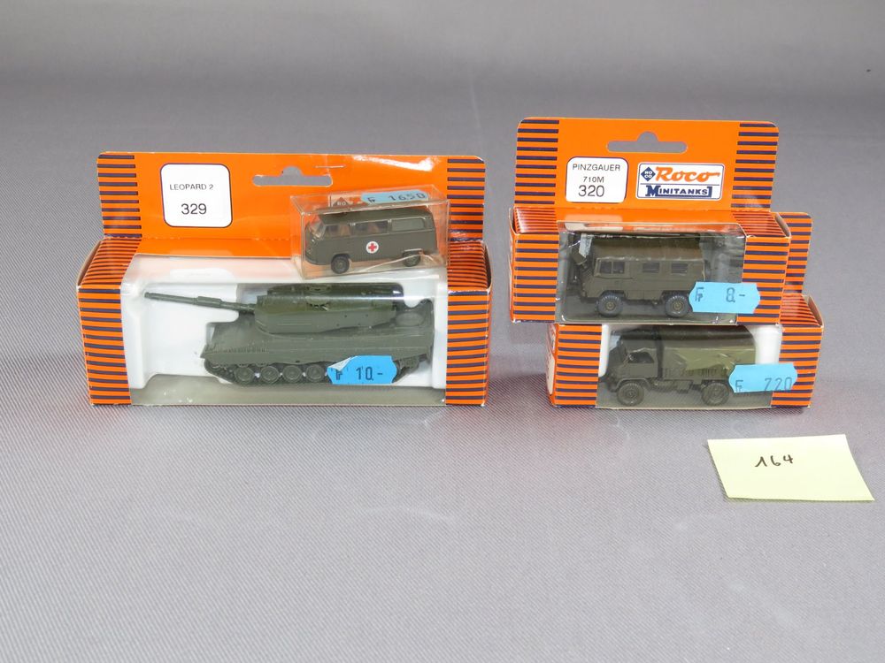 Roco HO 4 Militär Fahrzeuge 1zu87 (164) (Neu (gemäss Beschreibung)) in ...