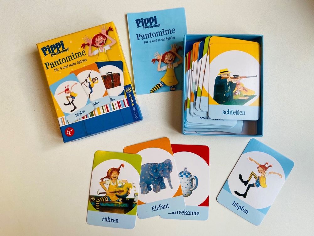 Pantomime Kartenspiel (Pippi Langstrumpf) | Kaufen auf Ricardo